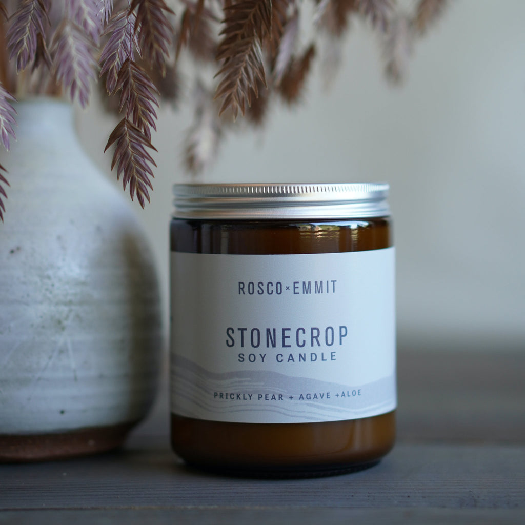 Stonecrop Soy Candle 8oz – Rosco Emmit